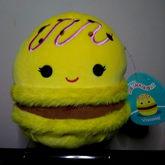 Squishmallows | Toys | Squishmallows 8 Visconti The Yellow Macaron ...